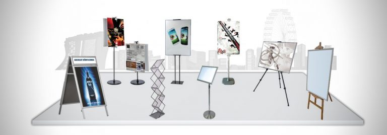 Display Stand (Singapore) - For Poster, Foam Board, Brochure and Banner