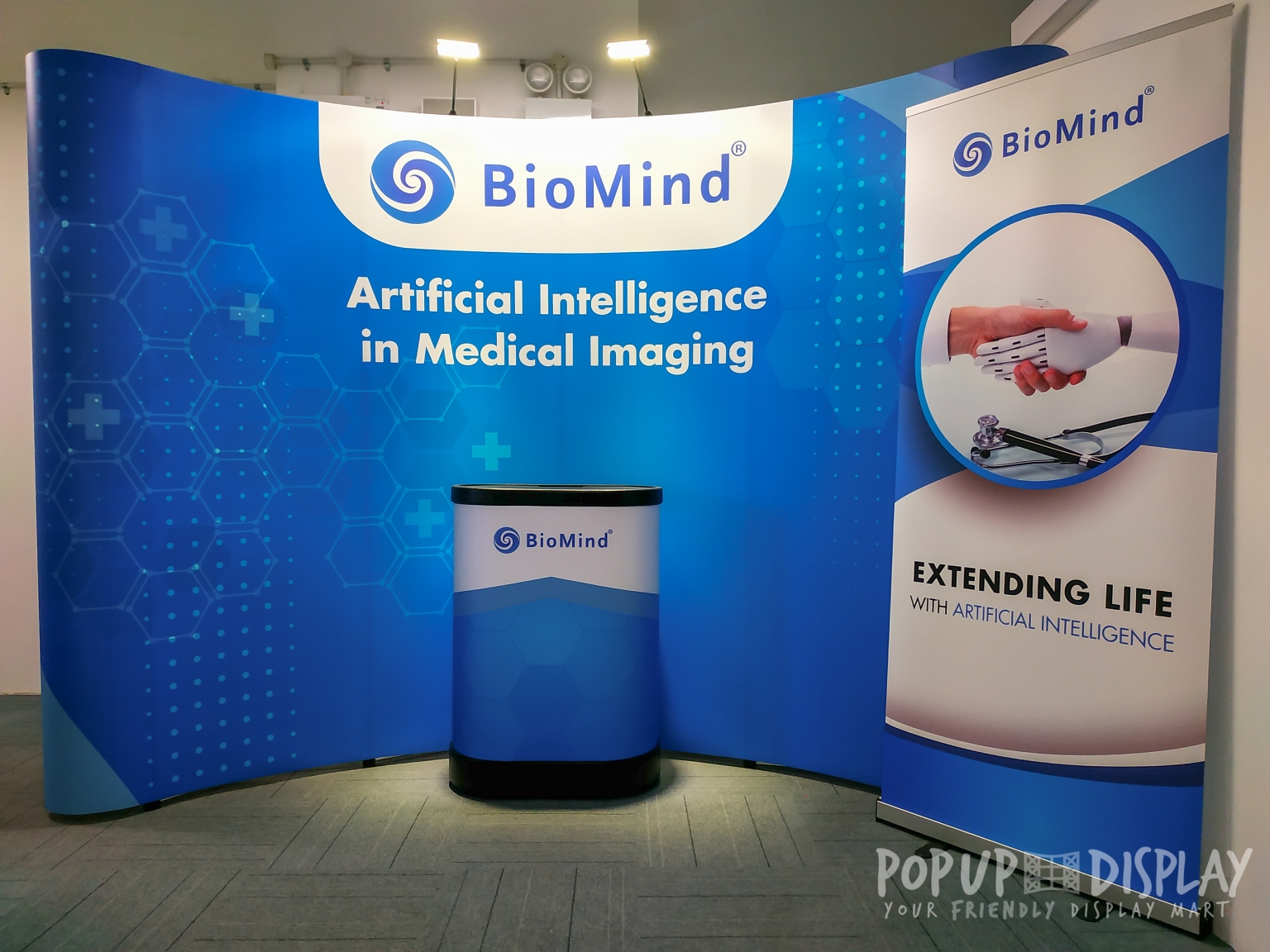 Pop Up Display (Singapore)™ | Pop Up Stand | Portable Spider Backdrop