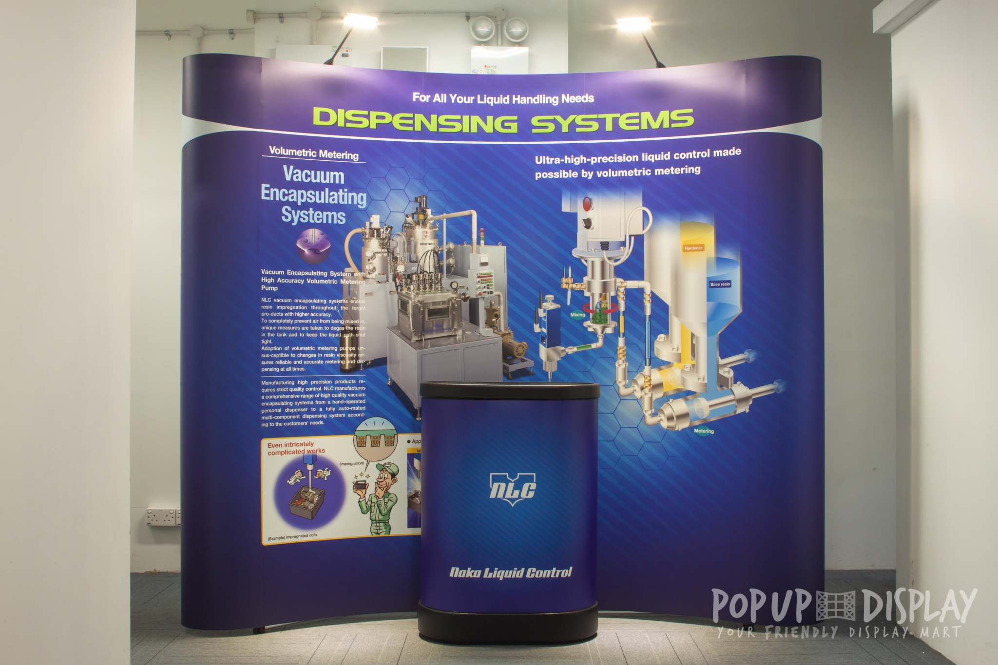 Pop Up Display (Singapore)™ | Pop Up Stand | Portable Spider Backdrop