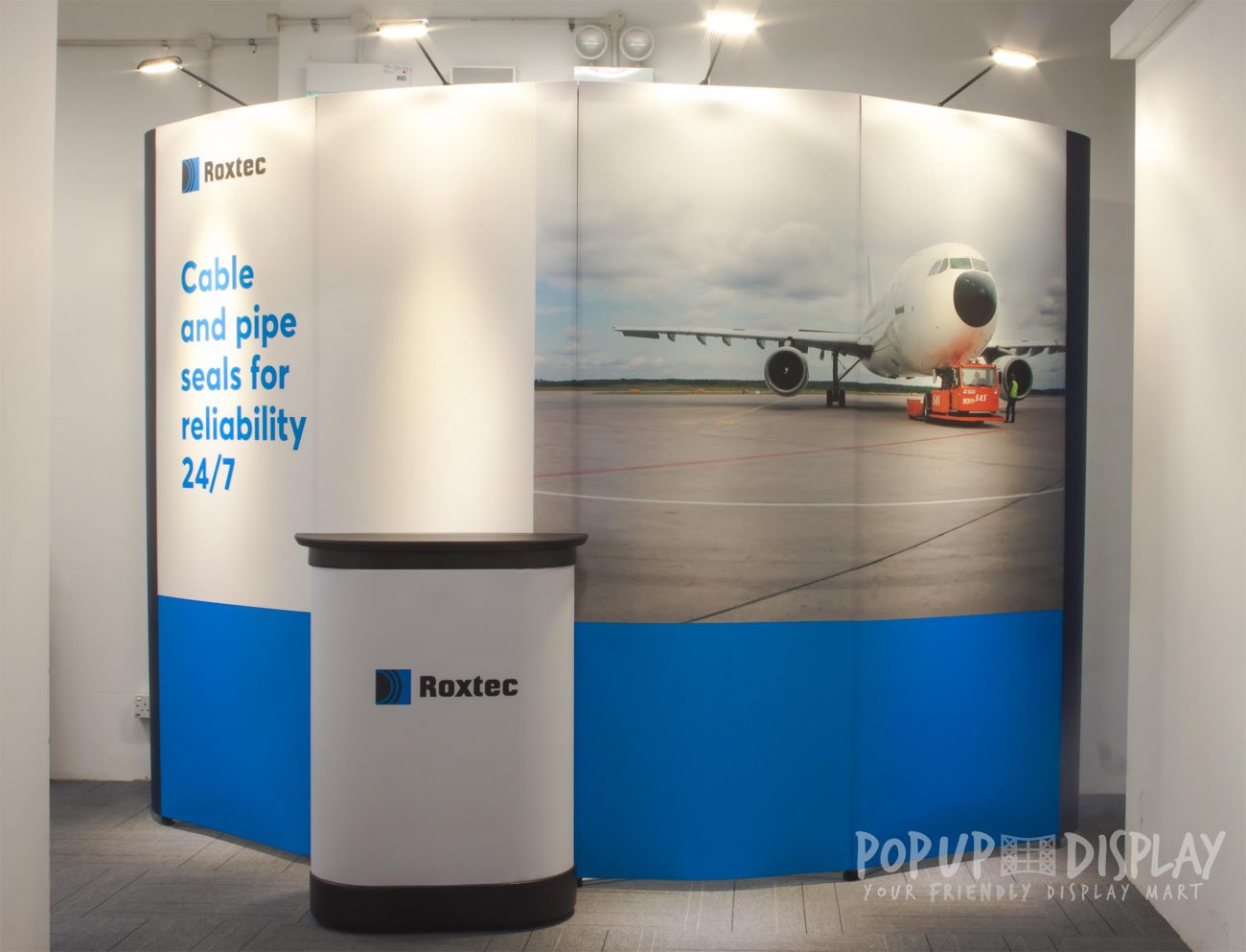 Pop Up Display (Singapore)™ | Pop Up Stand | Portable Spider Backdrop
