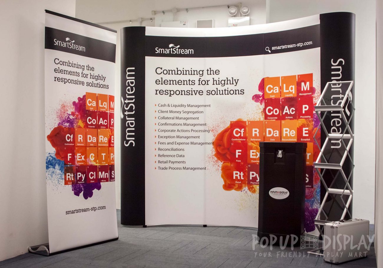 Pop Up Display (Singapore)™ | Pop Up Stand | Portable Spider Backdrop