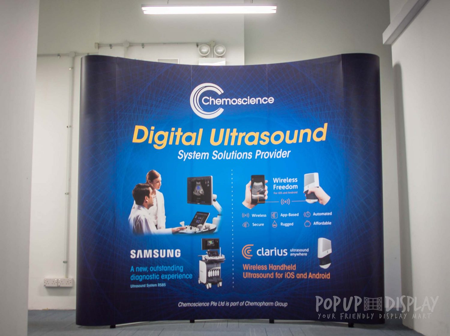 Pop Up Display (Singapore)™ | Pop Up Stand | Portable Spider Backdrop