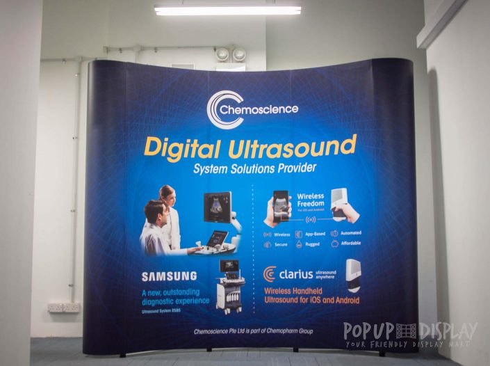Pop Up Display (Singapore)™ | Pop Up Stand | Portable Spider Backdrop